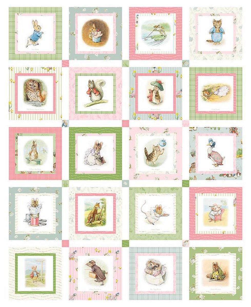 PD15868 Peter Rabbit and Friends Panel – EllaKates