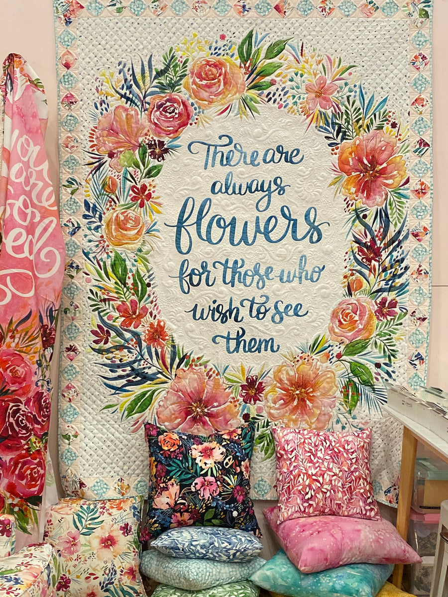 Brightly Blooming "Flowers" Quilt Kit 202000014 – EllaKates